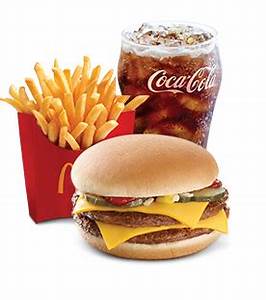 Double-Cheeseburger Combo – Hamburger Pro